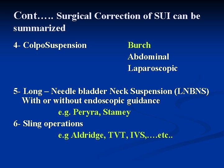 Evidence Based Facts on the Pathogenesis and Management