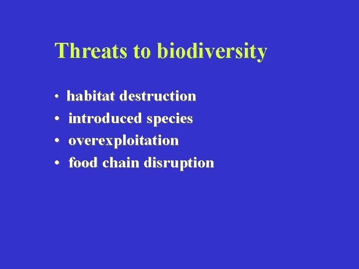 Conservation Biology Chapter 55 BCOR 12 6 March
