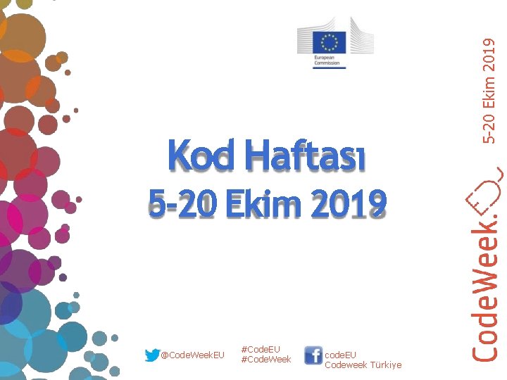 5 20 Ekim 2019 Code Week EU Code