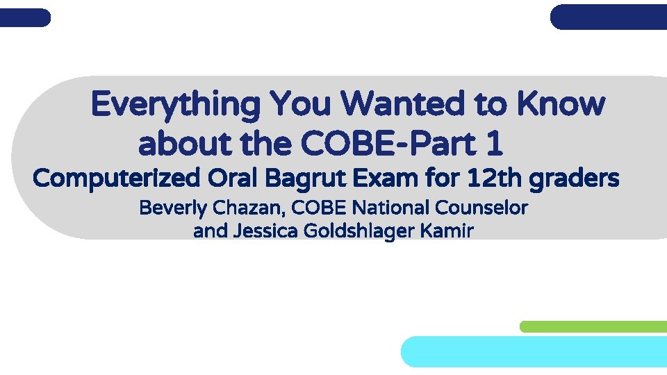 Everything You Wanted to Know about the COBEPart