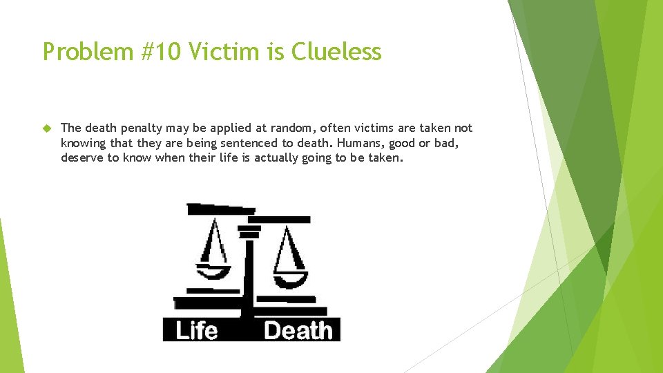 Top 10 Problems of the Death Penalty Problem