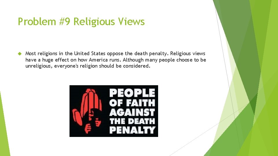 Top 10 Problems of the Death Penalty Problem