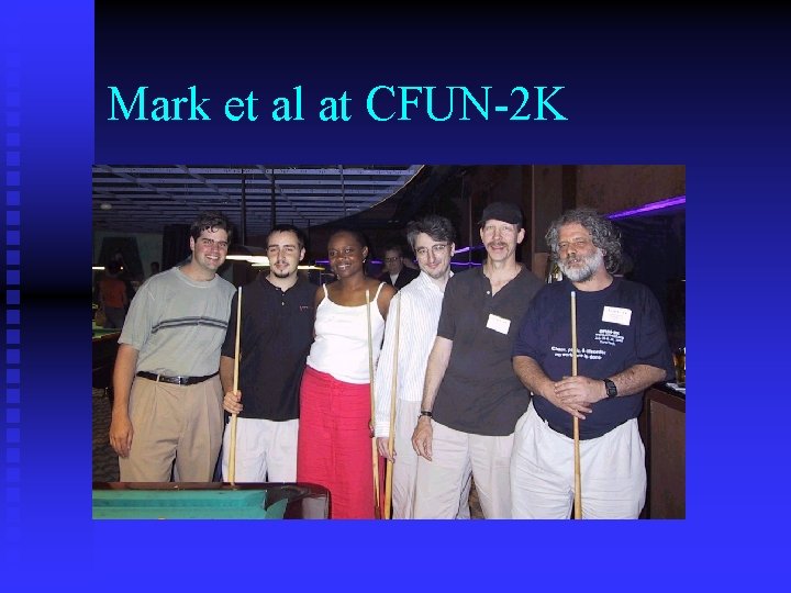 In Memoriam Mark Mathis Behind every successful cat