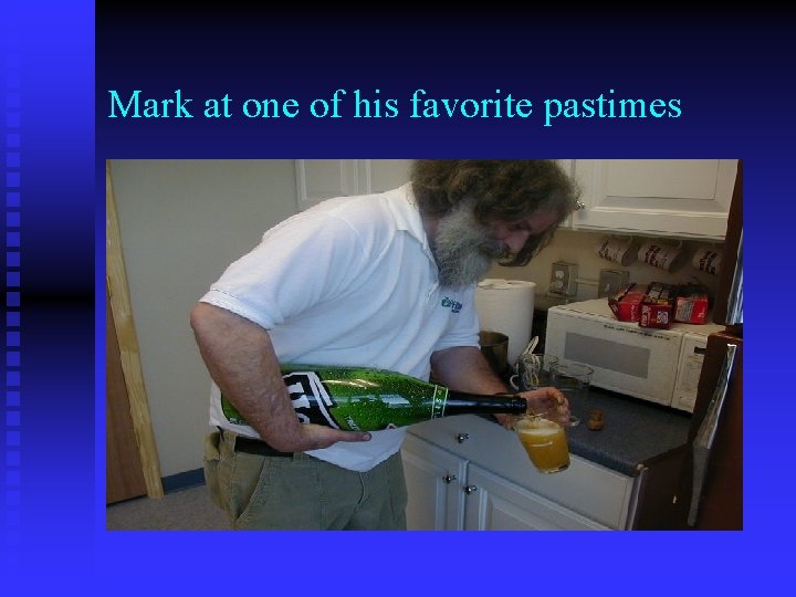 In Memoriam Mark Mathis Behind every successful cat