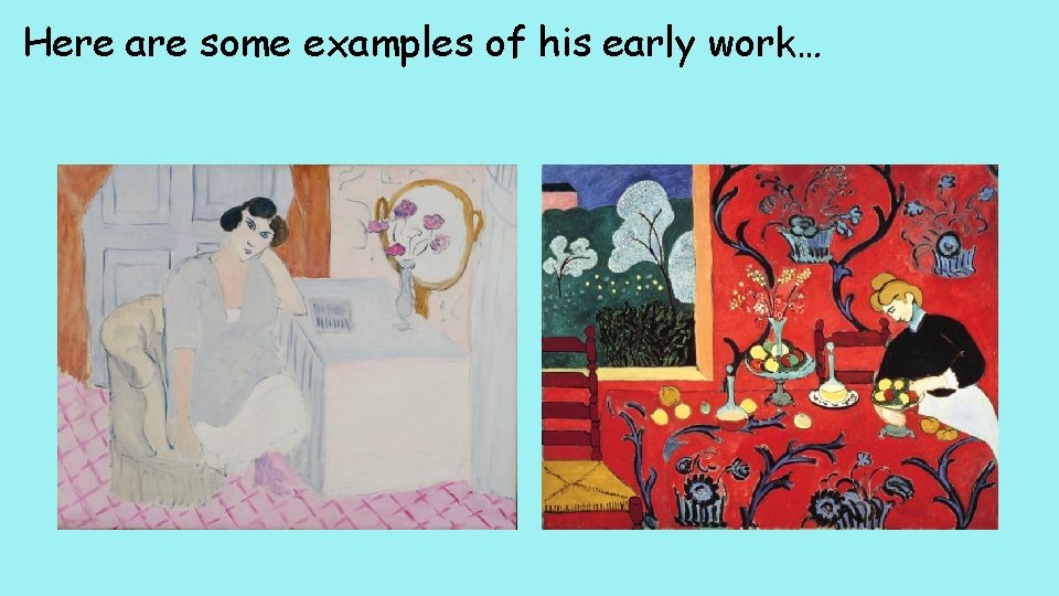LO Replicate techniques used by notable artists Henri