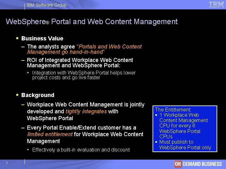 Workplace Portal and Collaboration Software IBM Workplace Web