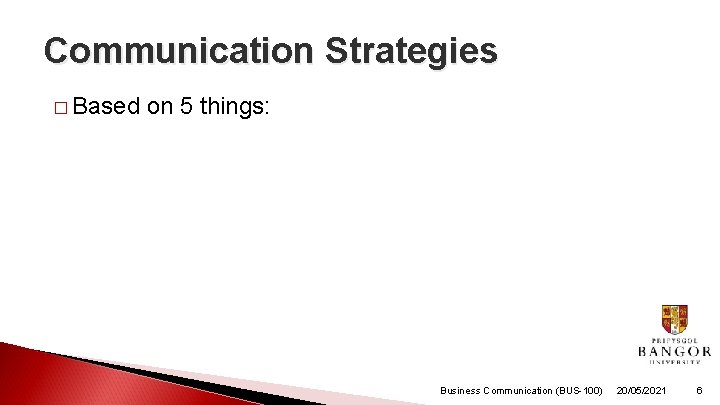 Business Communication Lecturer Gareth Jones Class 2 Communication