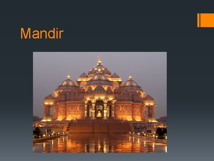 Sacred Space Hinduism Mandir A mandir or house