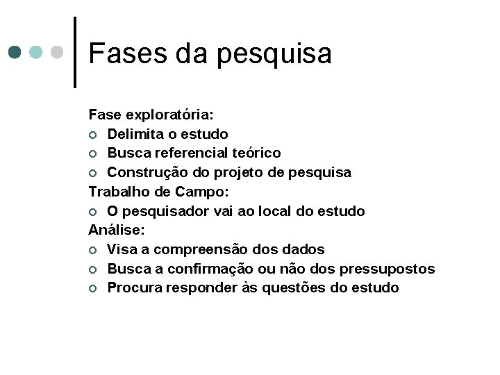 Tipos de pesquisa Professora Adriana Barros Projeto pedaggico