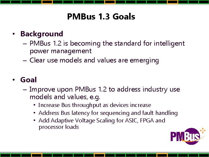 Version 1 3 Presented by Mike Jones Travis