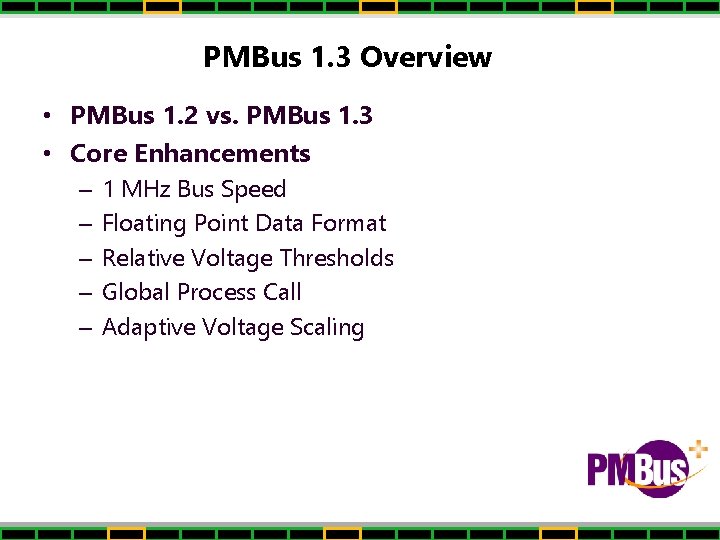 Version 1 3 Presented by Mike Jones Travis