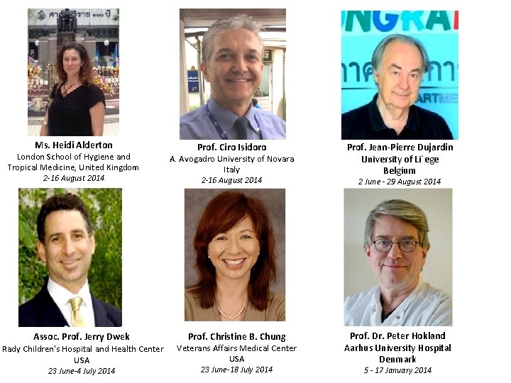 Ms Heidi Alderton London School of Hygiene and