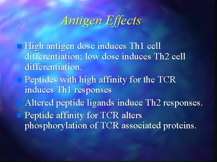 Th Cell Subsets Dale T Umetsu MD Ph