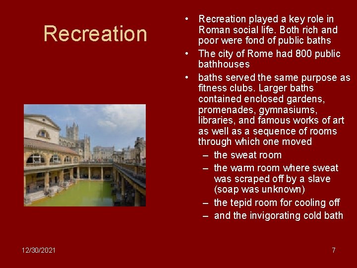 Rome During the Pax Romana Daily Life 12302021