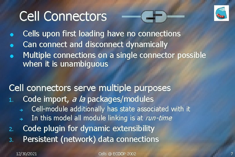 Modular Internet Programming with Cells Ran Rinat Scott