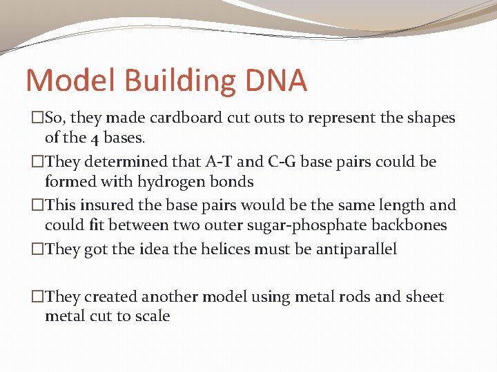 DNA How do we know what we know