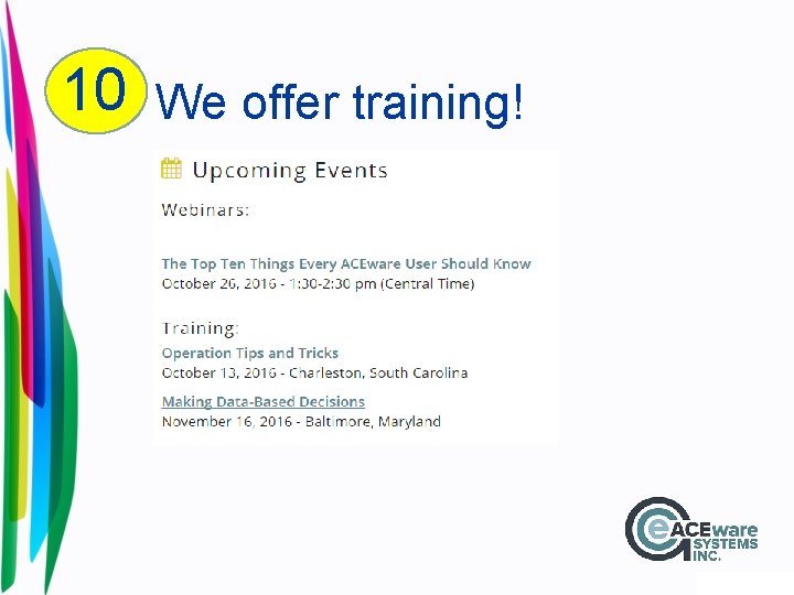 Congratulations to Lauri New professional opportunity Continuing Education