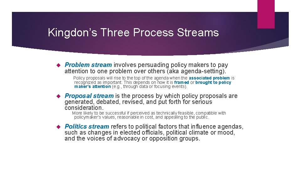 Theoretical Frameworks for Public Policy THIS PRESENTATION ADAPTED