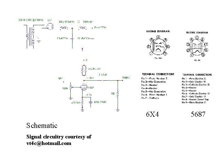 5687 based simple preamp Basic layout DIY Paradise