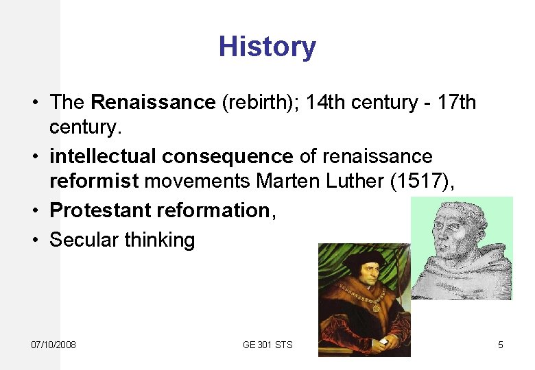 Technology Globalization and Social Development GE 301 Science