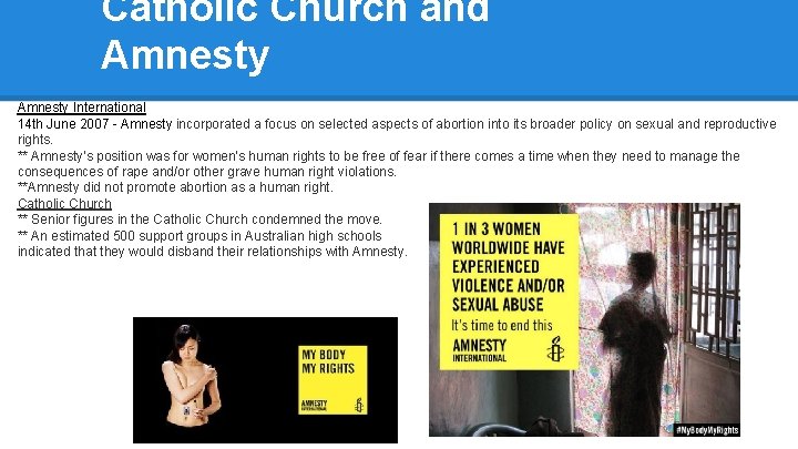 What is Amnesty International and what does it