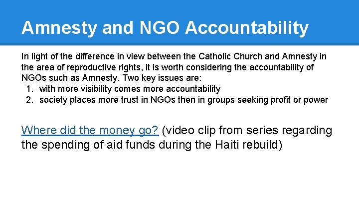 What is Amnesty International and what does it