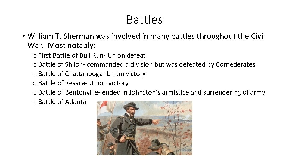 William Tecumseh Sherman Civil War Major General of
