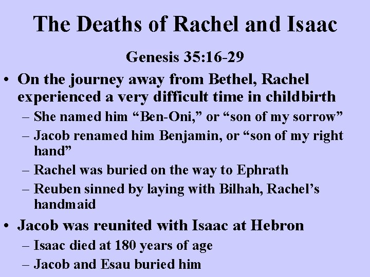 God Protected Jacob A Tragic Incident Genesis 33