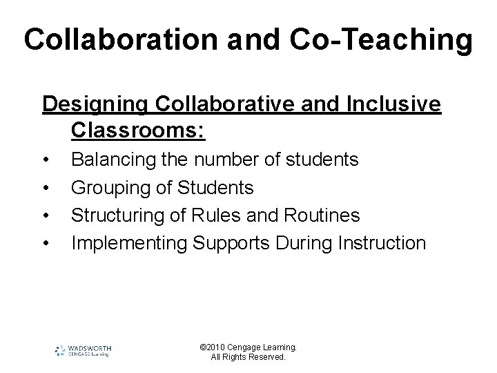 Chapter 13 Collaboration and CoTeaching to Enhance Instruction