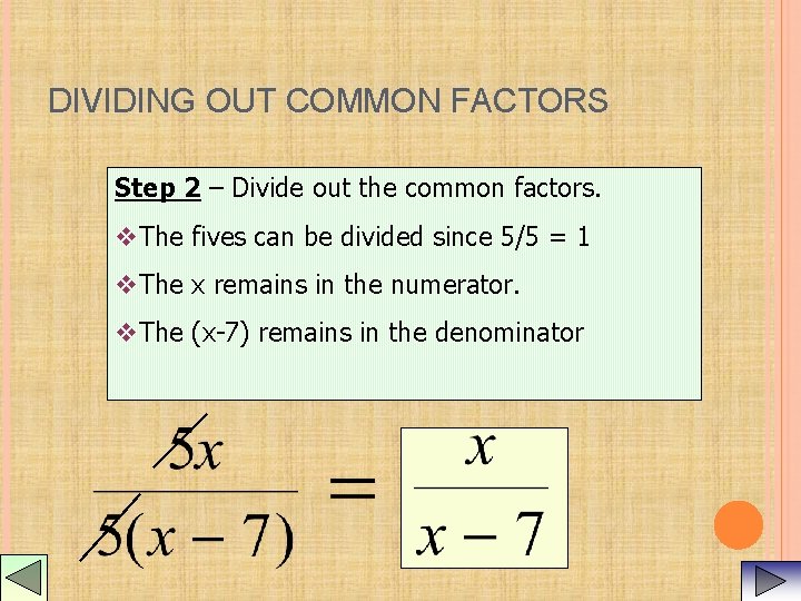Rational Expressions Simplifying Ashley Simmons Power Center Academy