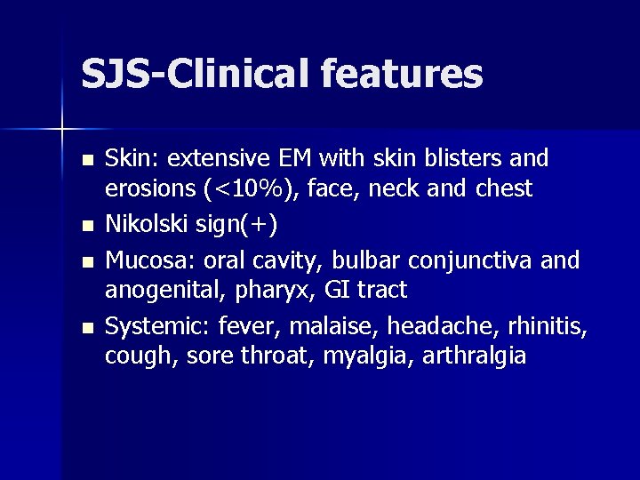Common Skin Diseases for Internists Content Drug reaction