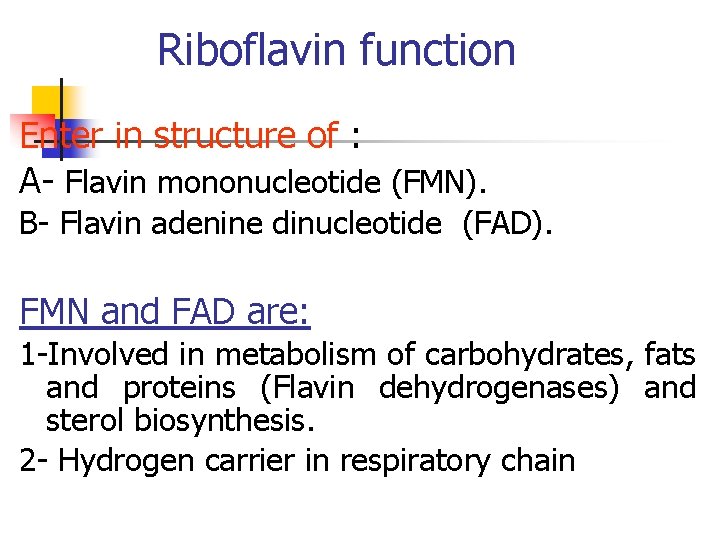 Lecture 7 n Overview of Vitamins and mineralsI