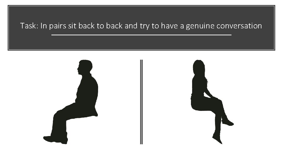 NonVerbal Communication How are these pairs of humans