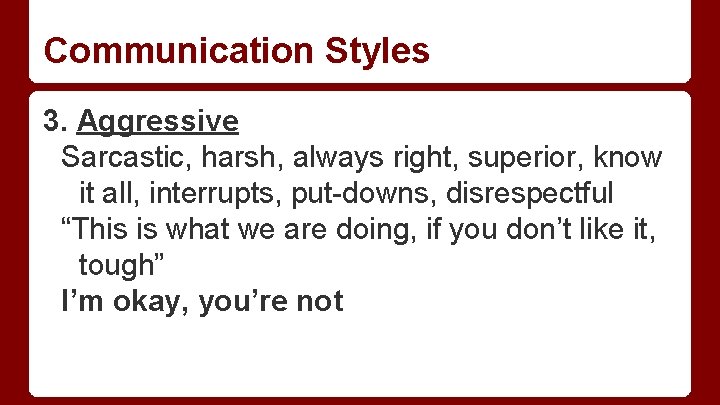 Communication Relationships Continued Healthy Living 7 Communication is