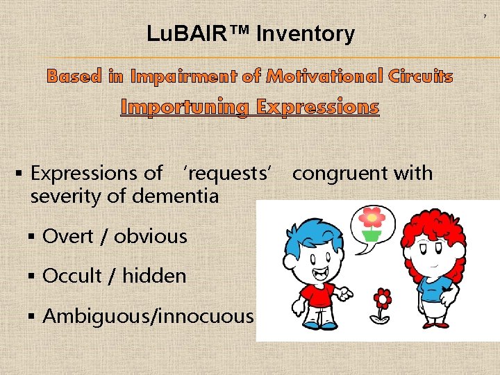 Section 10 Based in Impairment of Motivational circuits