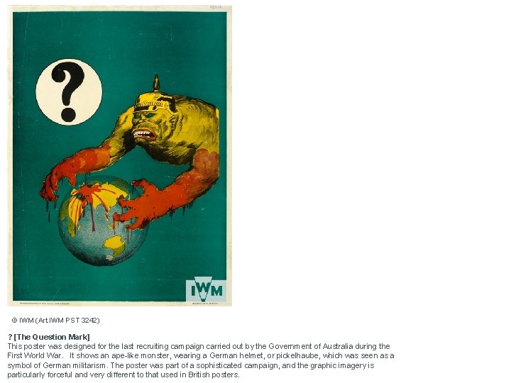 Recruitment Posters Online Learning Resources IWM Learning Resources