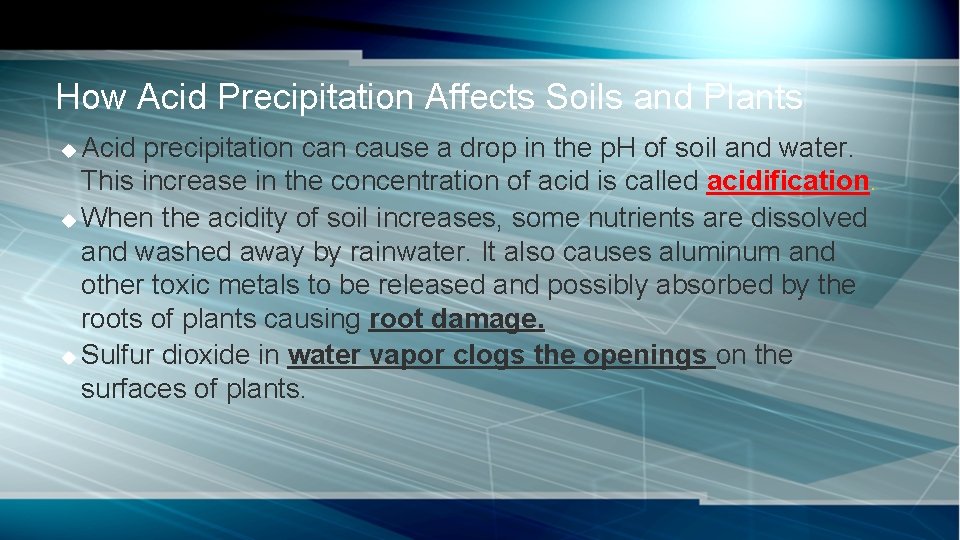 Acid Rain What Causes Acid Precipitation Acid precipitation