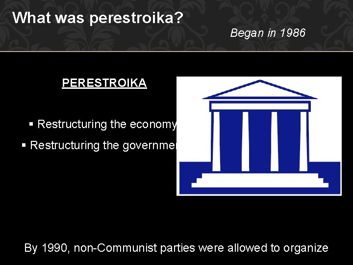 Vocabulary Term Knowledge Connections Perestroika Glasnost Definition ...