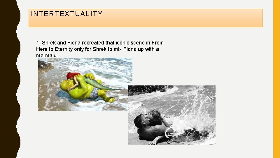 Actualized linguistic units in a work of fiction