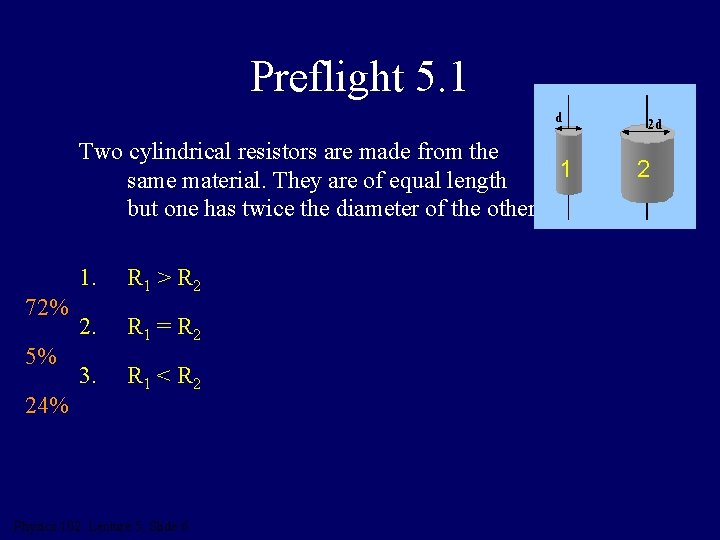 Physics 102 Lecture 05 Circuits and Ohms Law
