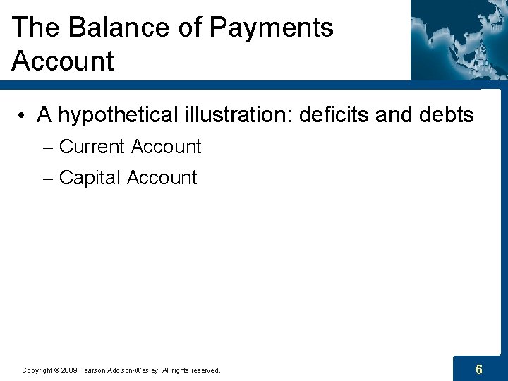 Chapter 13 Balance of Payments DevelopingCountry Debt and