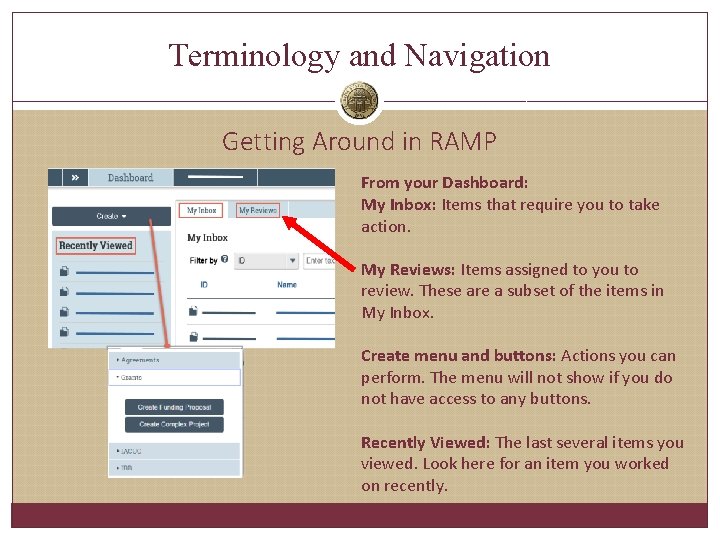 Department Approvers Training Overview Quick Facts RAMP Grants