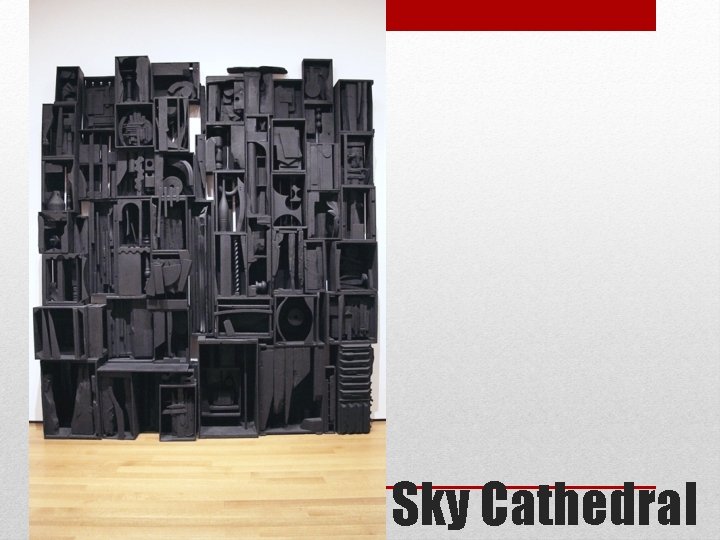 Louise Nevelson Found Object Sculpture In the Round