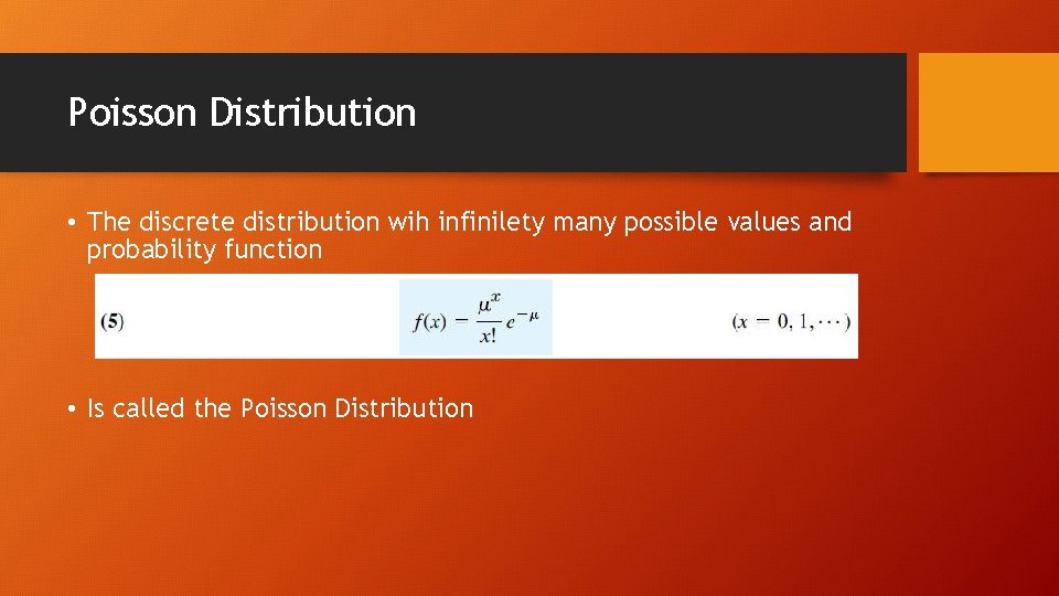 Binomial Poisson and Hypergeometric Distributions Binomial Distribution The