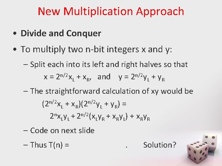 MACSSE 473 Day 04 Multiplication runtime Multiplication based