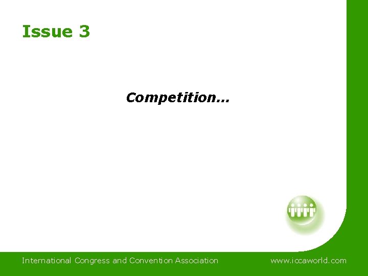 International Congress Convention Association MEETINGS MANAGEMENT ...