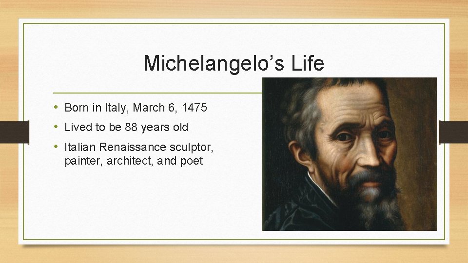 Michelangelo di Lodovico Buonarroti Simoni Meet Michelangelo Do