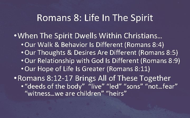 The Holy Spirit Class Goals To Help Students