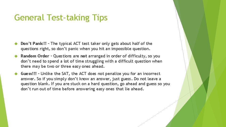 ACT Test Prep College Bound Test Prep Overview