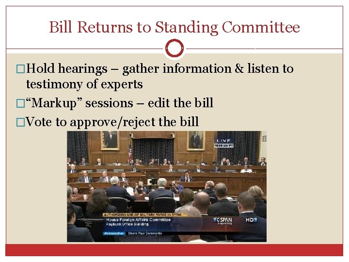 How a Bill Becomes a LAW WHAT ARE